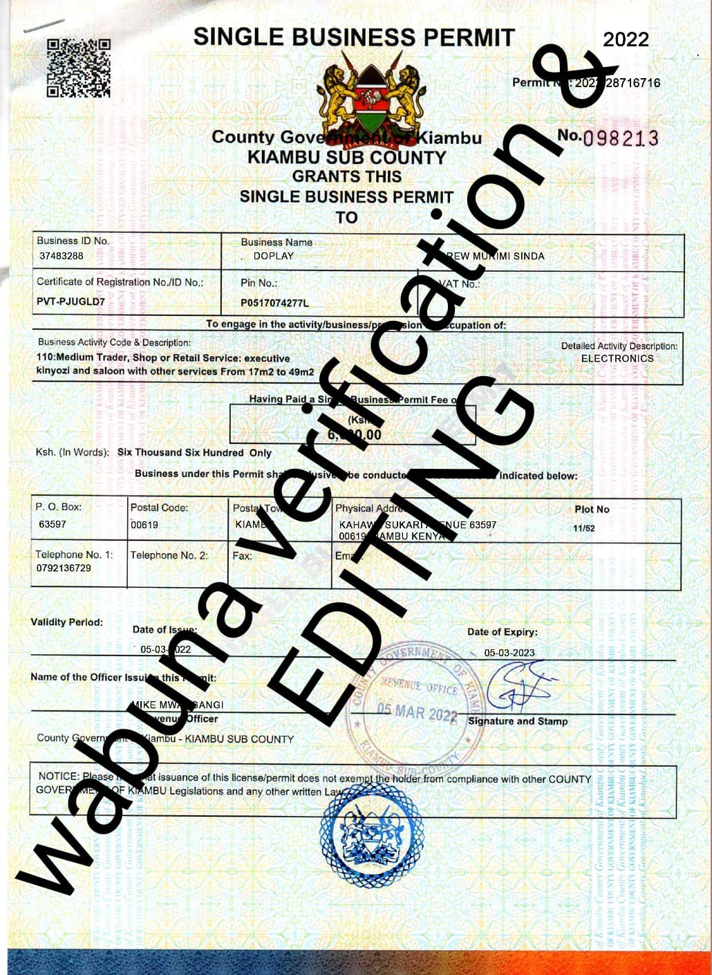 Verification Docs
